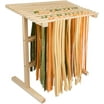 Cucina Pro Pasta Drying Rack - Collapsible Wooden Dryer Stand with 12ft ...