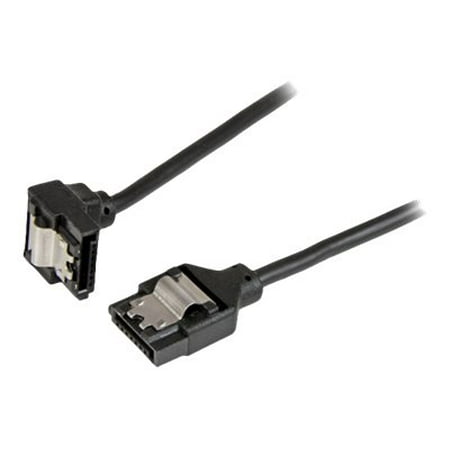 StarTech.com 6in Latching Round SATA to Right Angle SATA Serial ATA ...