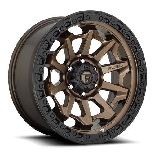 Fuel 1PC Aluminum Rim D696 COVERT 20X9in Matte Bronze with Black Bead ...