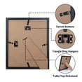 10 Pack Perfect Ten 8x10 Black Picture Frames Set with Mat for Wall and ...