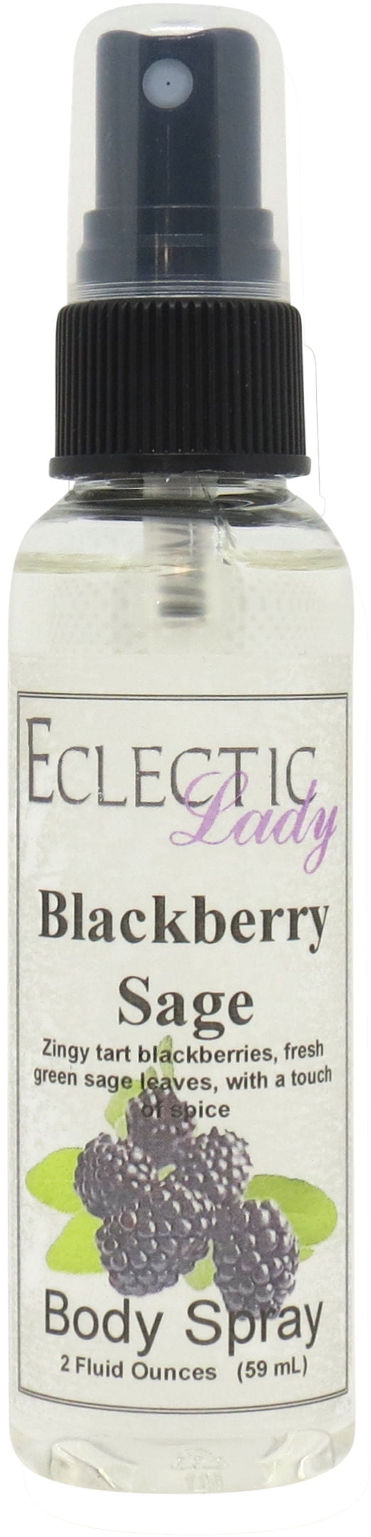 Blackberry Sage Body Spray, Eclectic Lady, Hydrating Mist, Unisex ...