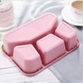 Lunch Box Reusable 4-Compartment Plastic Divided Food Storage Container ...