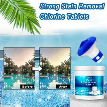 Pool Mate Jumbo 3" Chlorine Tablets for Swimming Pools - Walmart.com