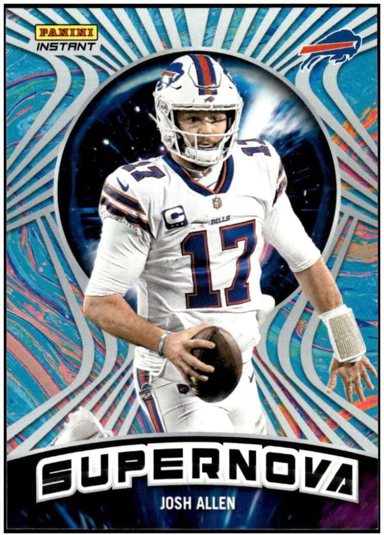 NFL 2022 Instant Supernova Football Josh Allen Trading Card S-4 (Panini ...