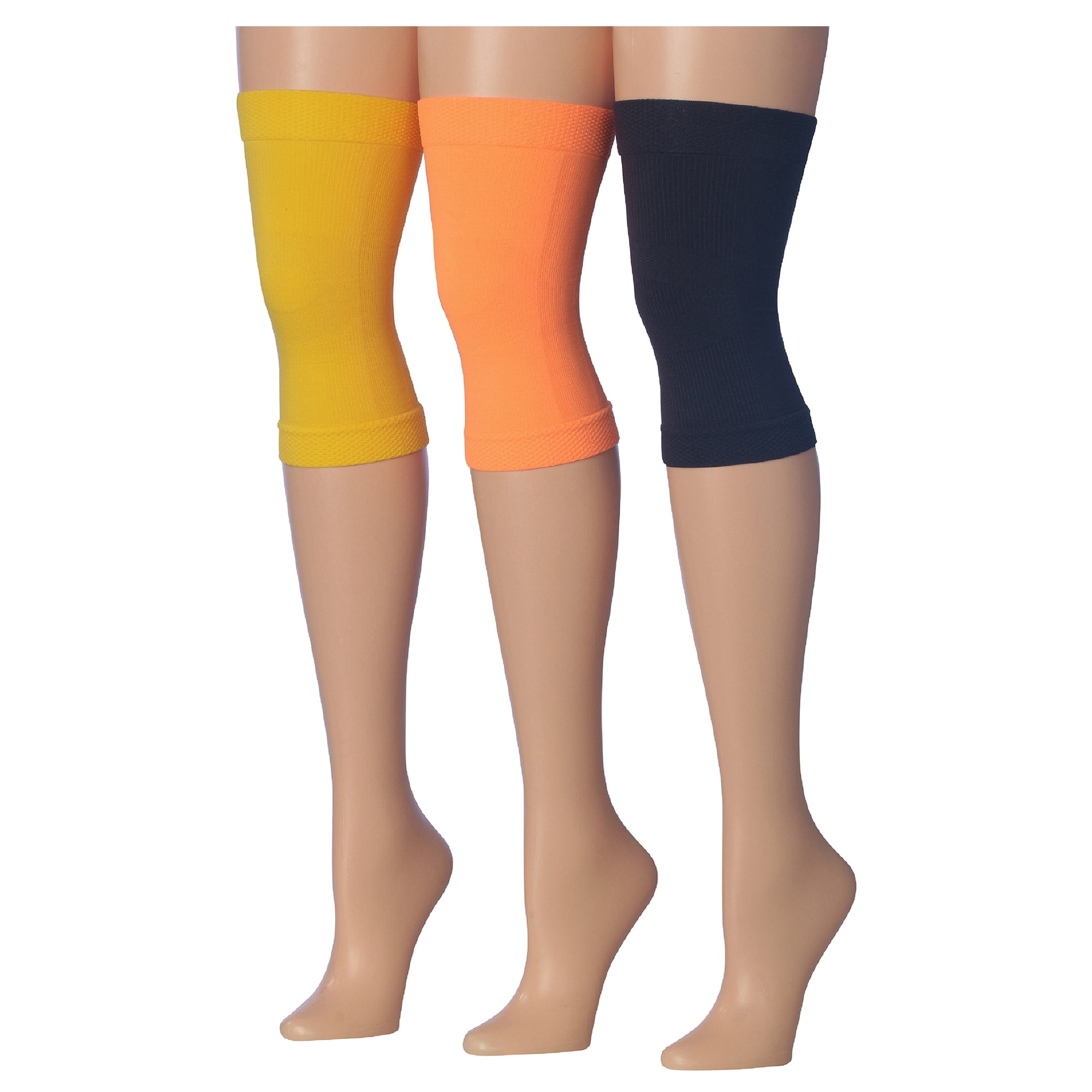 Women's Ronnox 3 Pack Nylon/Spandex Knee Sleeves Compression Socks ... Women's Ronnox 3 Pack Nylon/Spandex Knee Sleeves Compression Socks ...