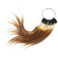 Yuanmiaoke 30pcs Hair Color Rings Samples Human Hair Testing Hair Color