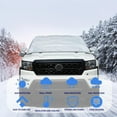 TINKI Windshield Snow Cover Compatible with 2022-2024 Nissan Frontier ...