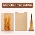 100 packs paper bakery sourdough bread bags with stickers, bakery ...