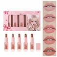 Yolmart Five Lipstick Sets Cosmetics Velvet Not Easy To Fade Lipstick ...
