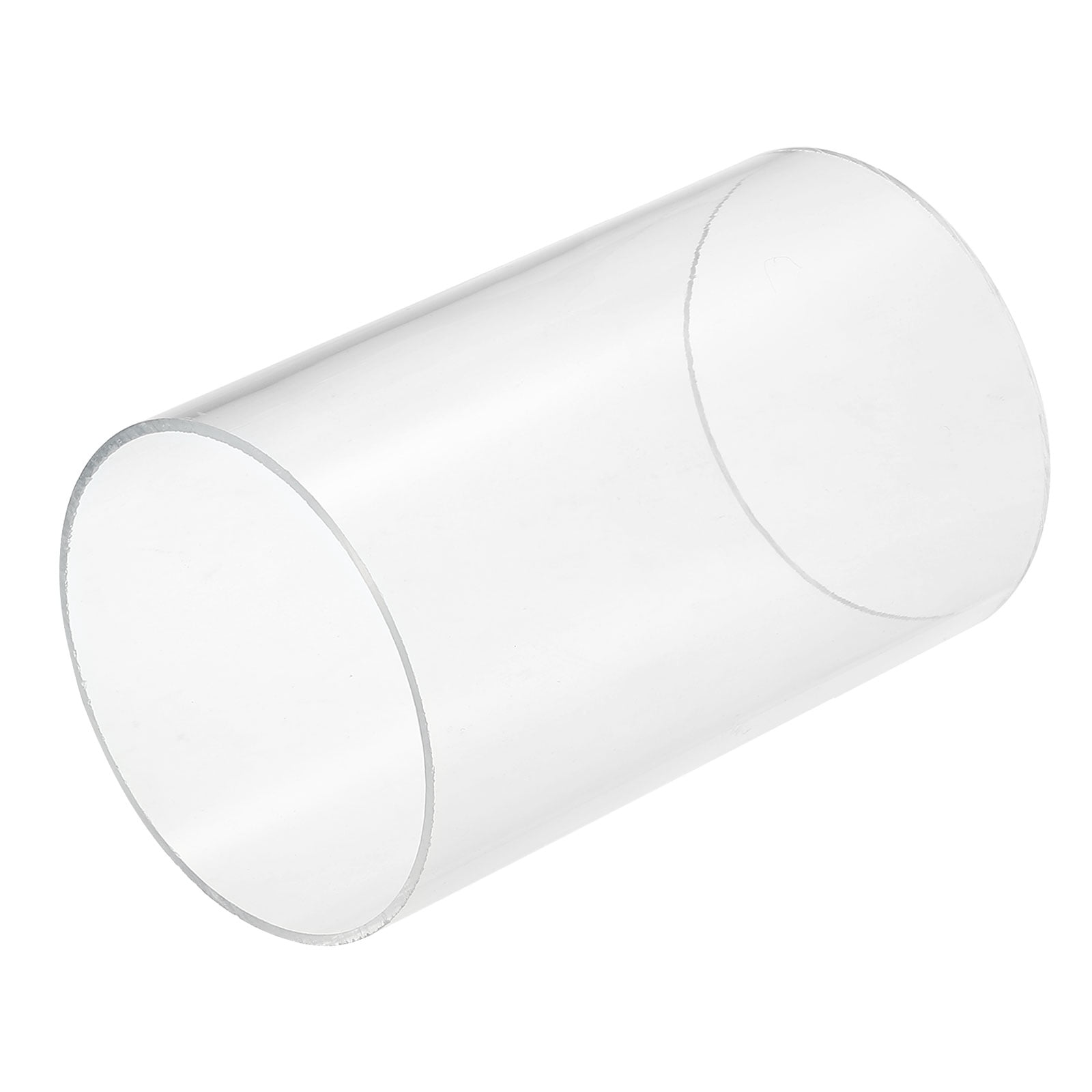Acrylic Pipe Clear Rigid Round Tube 96mm ID 100mm OD 6" for Lamps and ...
