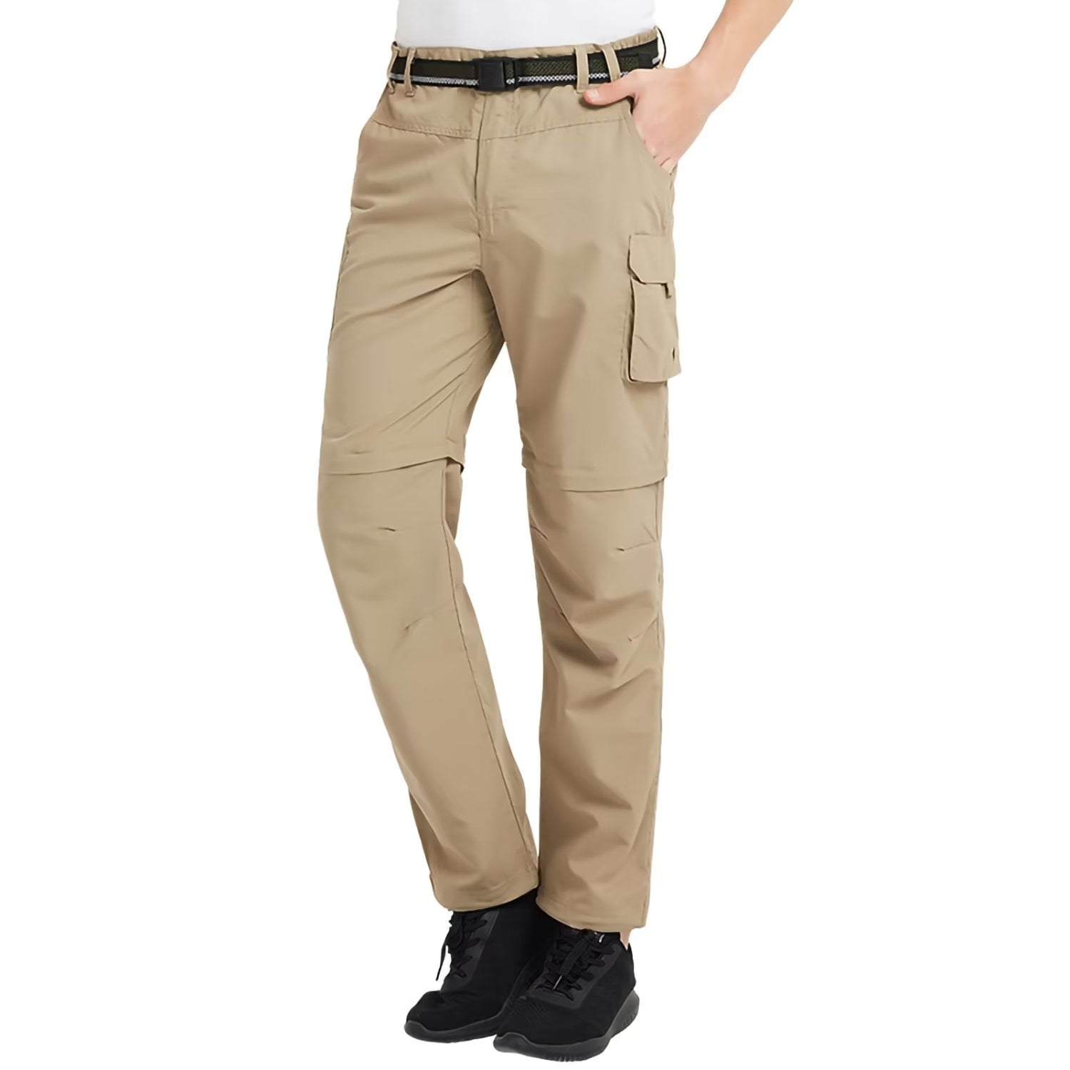 JOMLUN Mens Hiking Pants Outdoor Quick Dry Convertible Zip Off Shorts ...