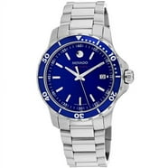 Movado Series 800 Men's Swiss Watch, Blue Dial, S/Steel, 42mm, 200m ...