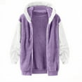 Children's Overcoat - Soft Hooded Jacket for Girls Long Sleeve Cozy ...