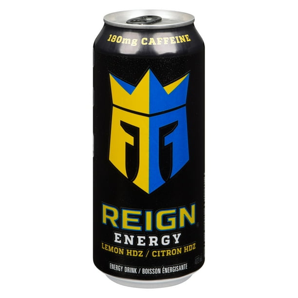 Reign Energy Lemon HDZ Can, 473 mL, Reign Lemon HDZ - Walmart.ca