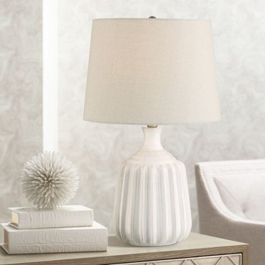 SLEEK MODERN WHITE TABLE LAMP - Walmart.com
