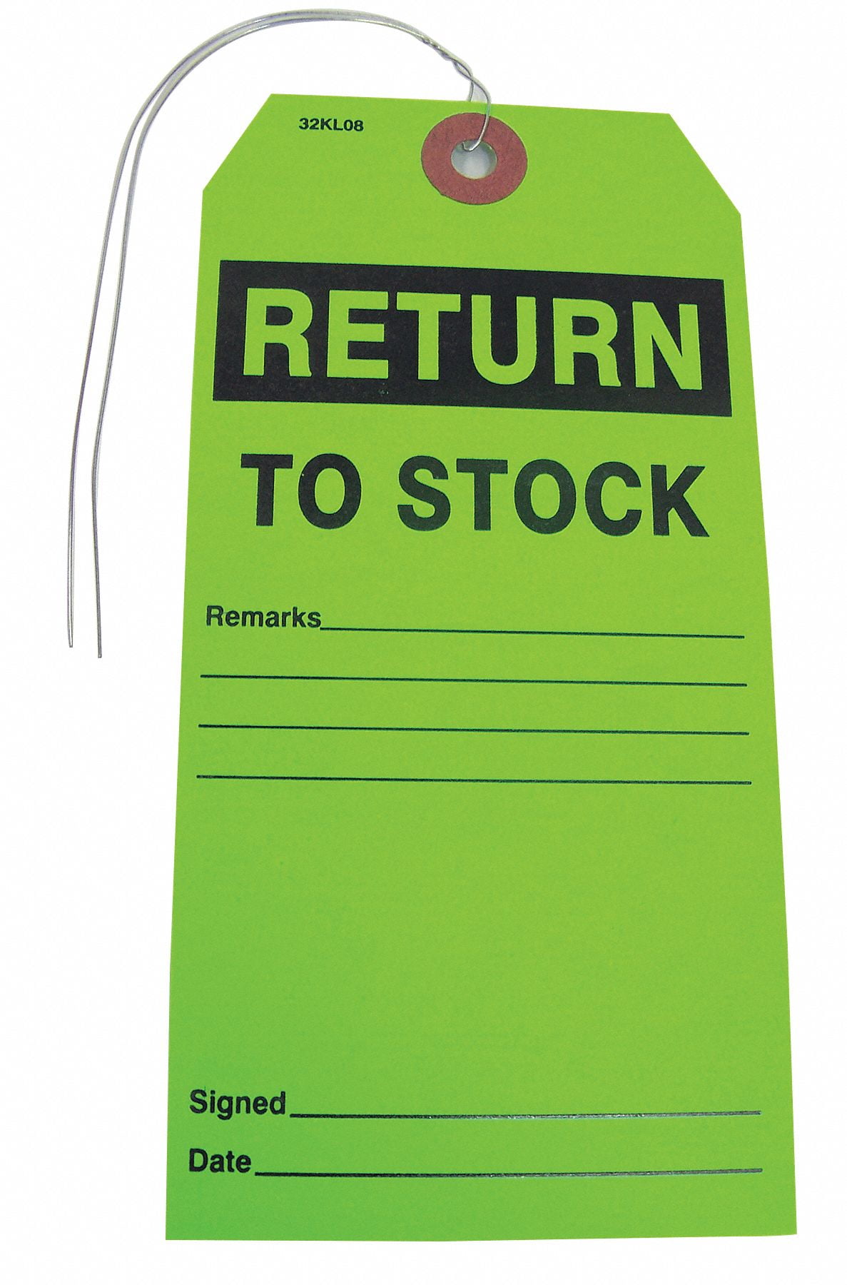 Badger Tag & Label Return to Stock Tag,2-7/8 in. W,PK25 115 - Walmart.com