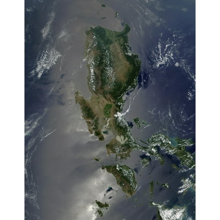 April 1, 2001 - Satellite image of the Philippine island of Luzon ...