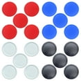 5Pcs Home Air Hockey Replacement Pucks Plastic Round Hockey Pucks Heavy ...
