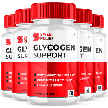 Sweet Relief Glycogen Support Blood Vessel Supplement (60 Capsules ...