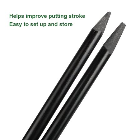 Golf Alignment Sticks Swing Putting Guide Line Exercise Accessories ...