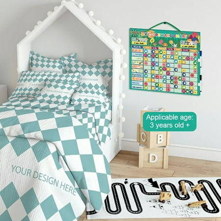 Kids Magnetic Reward Chart 1 Set Kids Magnetic Reward Chart Flexible ...