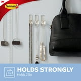 Command Clear Medium Crystal Hooks, 2 Hooks, 3 Strips/Pack - Walmart.com