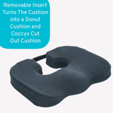 Essential Medical Supply Comfort Seat Pillow - Doughnut Chair Cushion ...