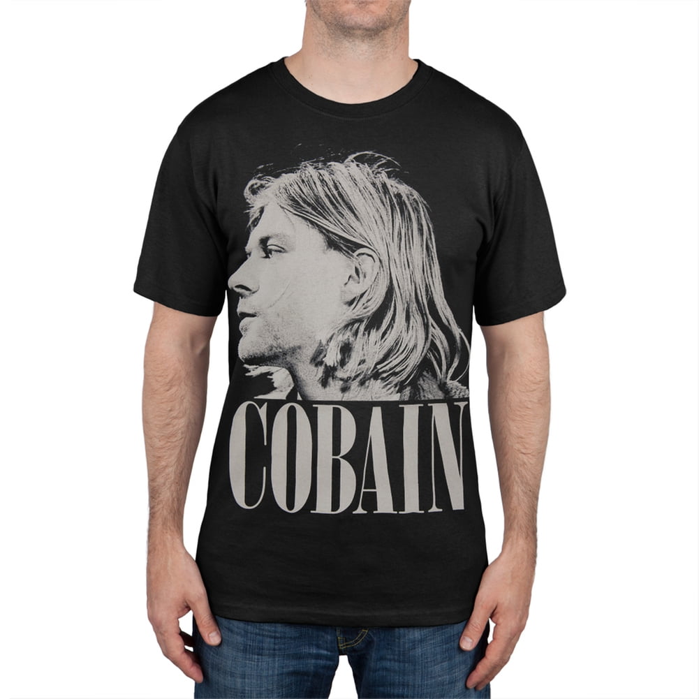 Kurt Cobain - Side View Photo T-Shirt - Walmart.com