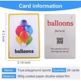 26 Pcs/Set Toys/Playground/Sports Flash Cards | Learning Toys ...