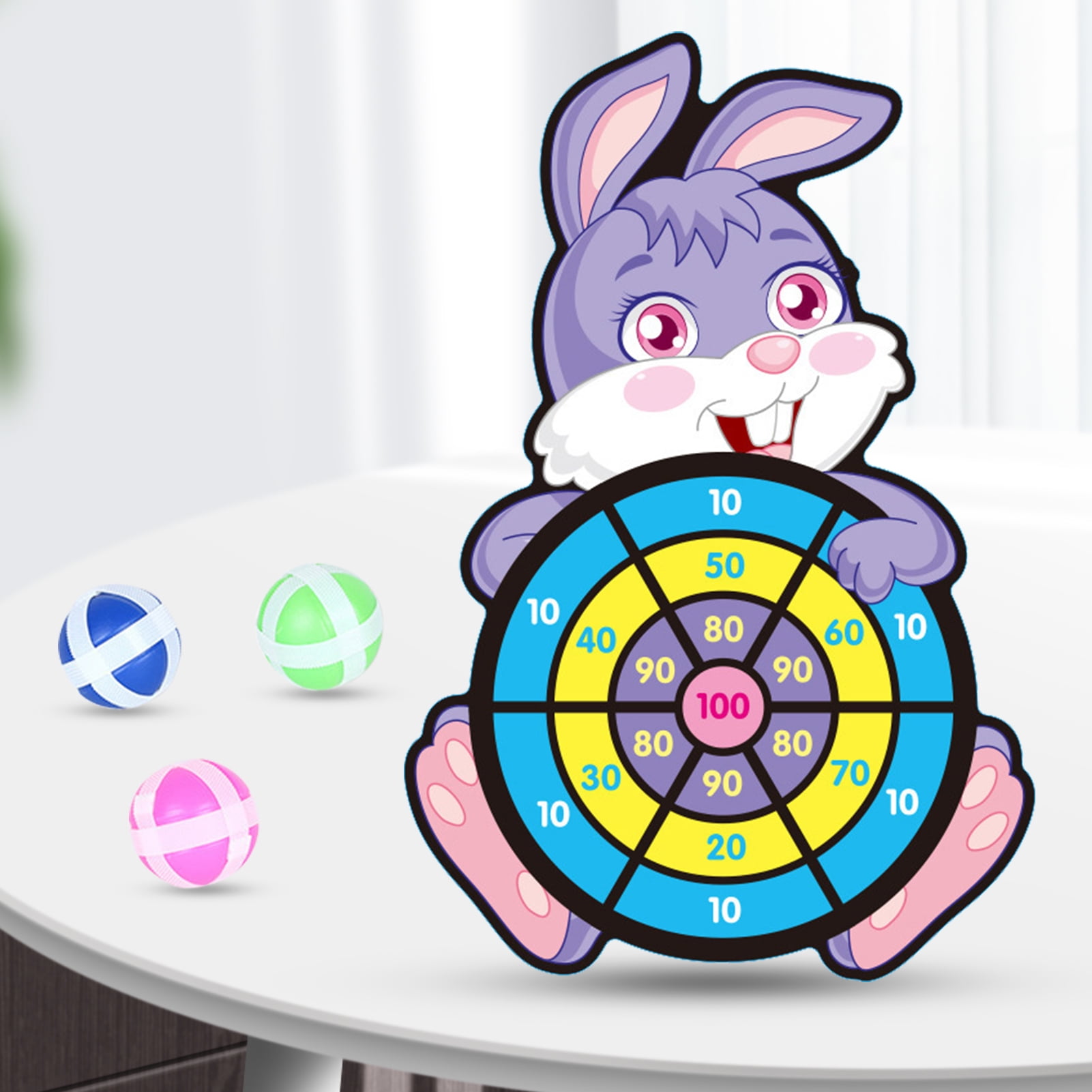 UDIYO Darts Board Set Rabit Design Great Interactive Toy Fabric ...