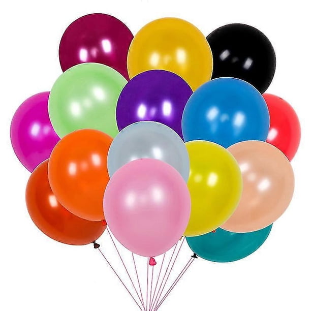 ZHAOCHENG 100 globos de colores de 12 pulgadas, globos de látex ...