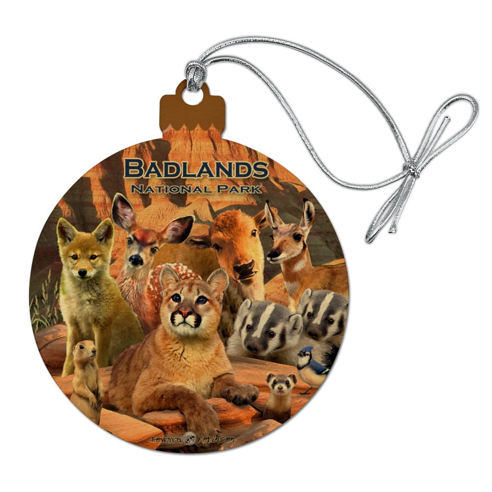 Badlands National Park South Dakota SD Animals Cougar Coyote Wood ...