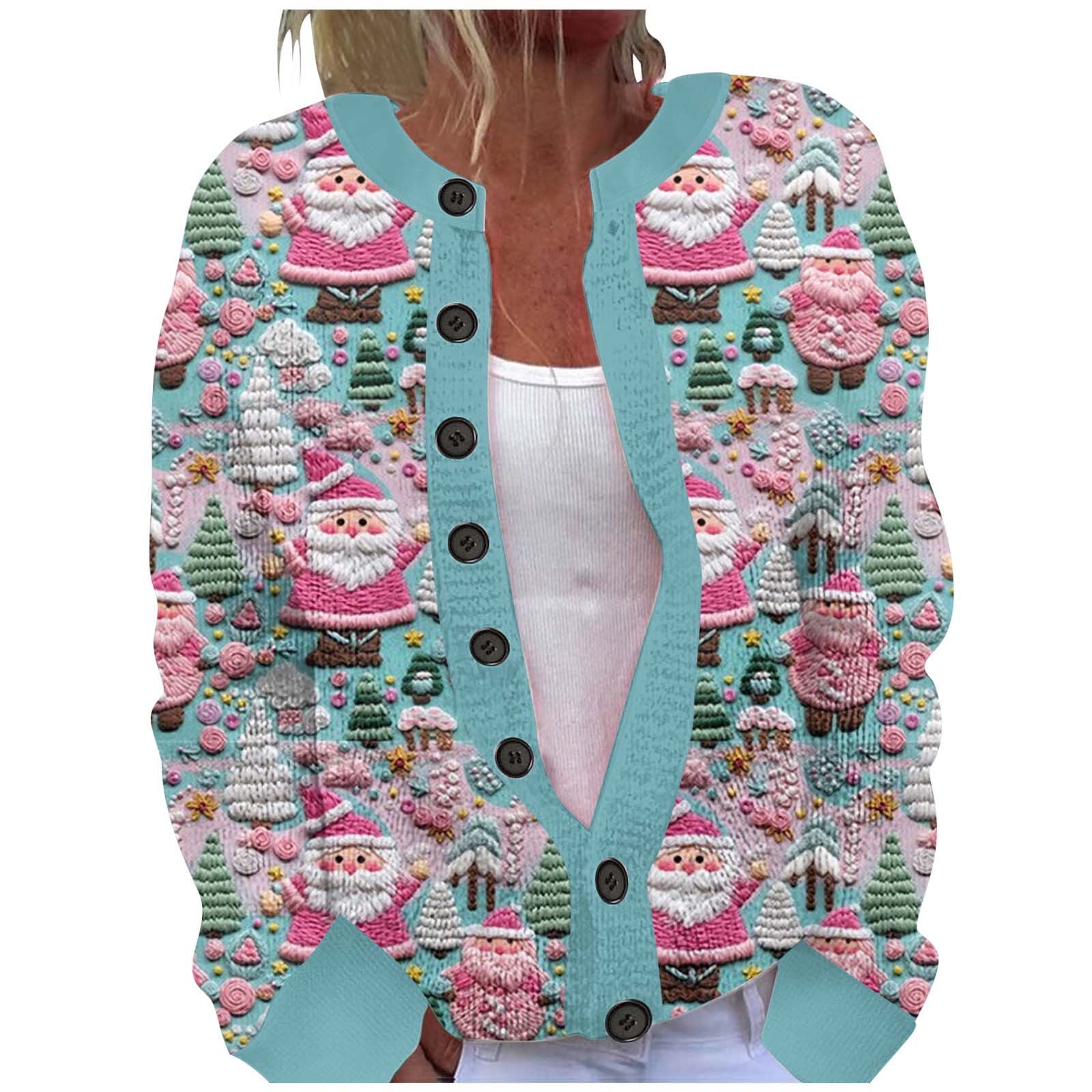 Click here for Wanpidan Womens Cardigan Christmas Ladies Jacket L... prices