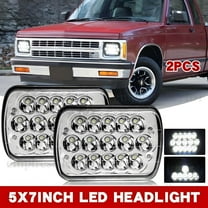 For Chevy S10 Pickup 1982-1993 Pair 5x7" 7x6'' INCH LED Headlights Hi ...