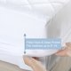 JML Fitted Mattress Pad Cover For Twin Bed -Quilted Mattress Protector ...