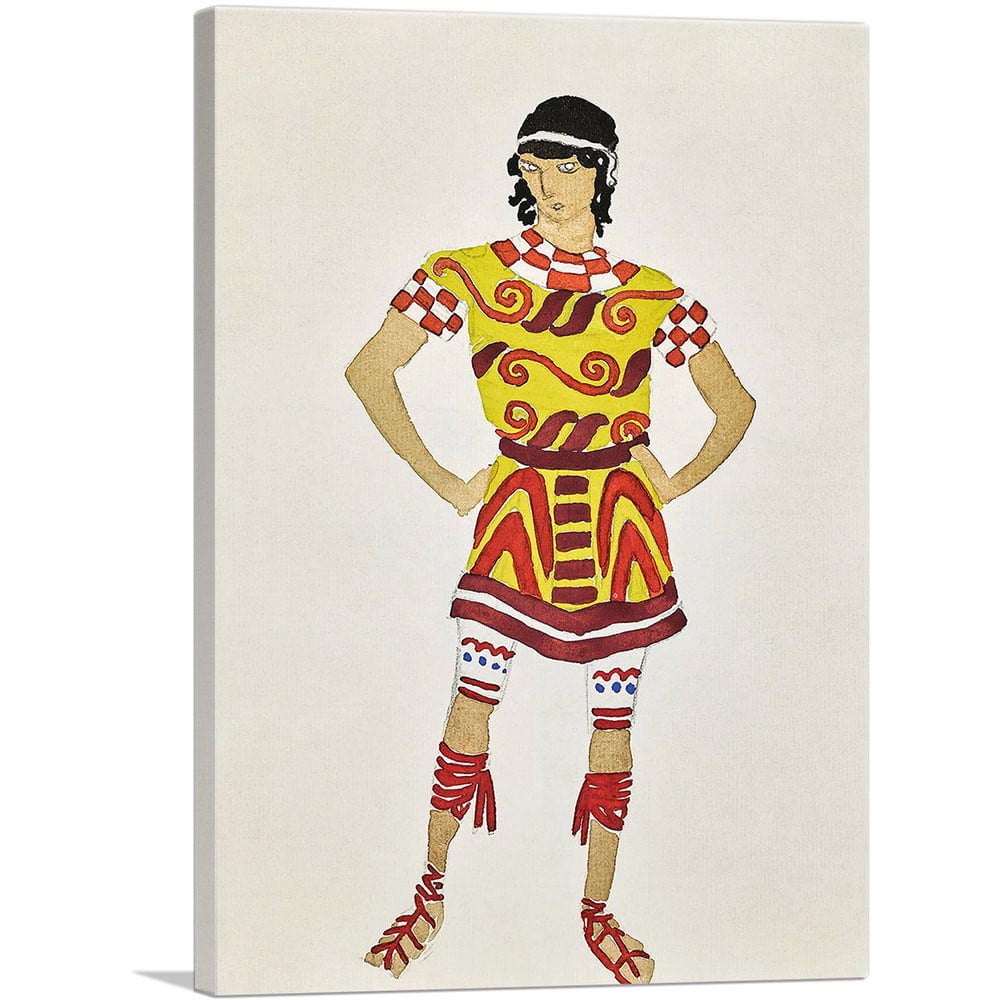 ARTCANVAS Costume Design For Phaedra Canvas Art Print by Leon Bakst ...