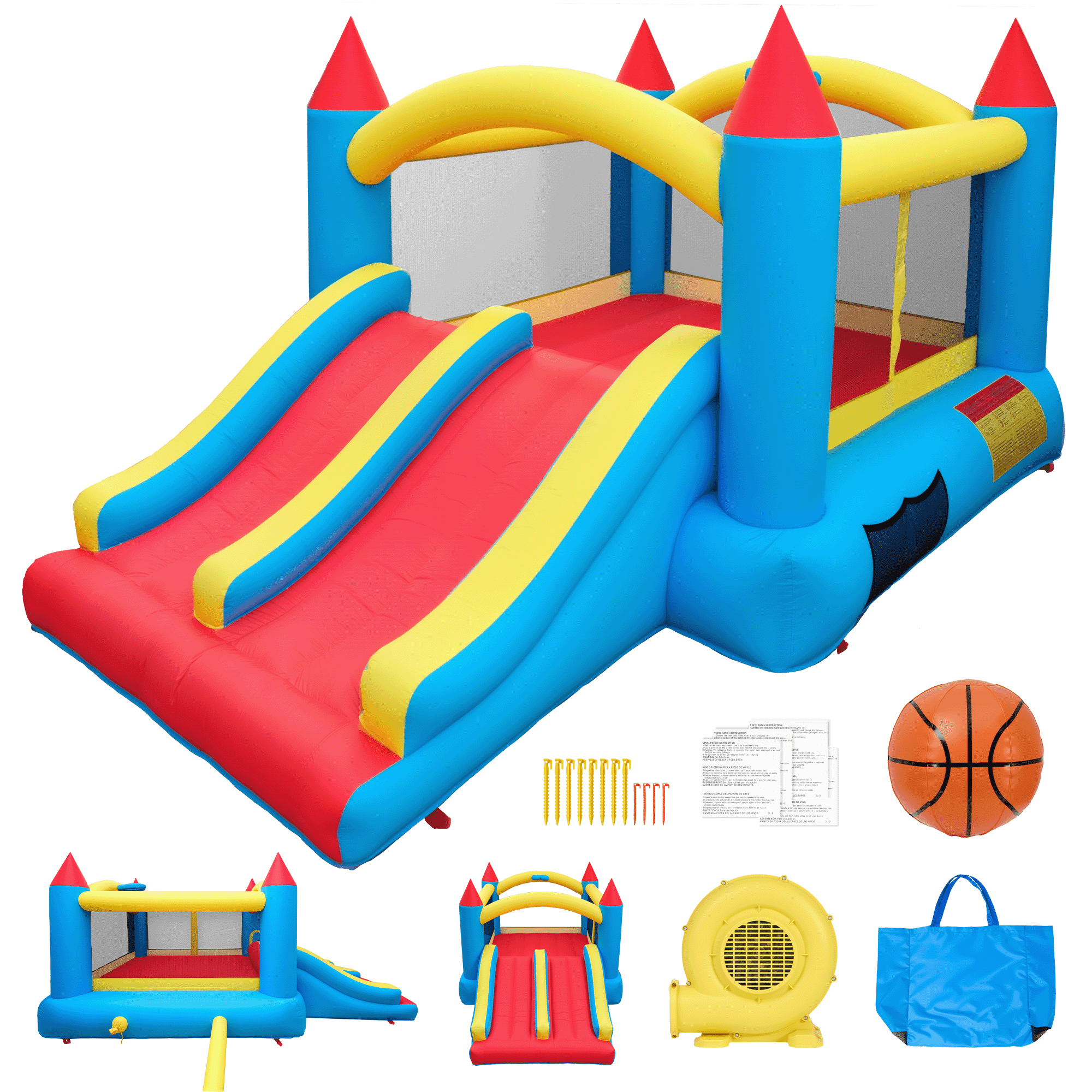 Click here for Entil Inflatable Bounce House With Dual Slides & B... prices