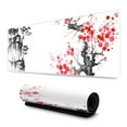 lanema Chinese Style Mouse Pad 31.50x11.81" Hills Plum Blossom Extended ...