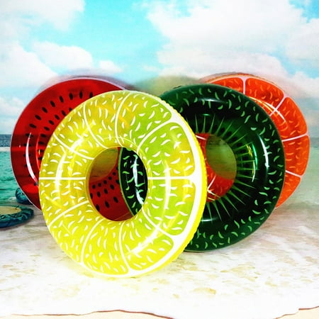 Inflatable Pool Floats Fruit Swim Tubes Rings,，Bright Fruit Style ...