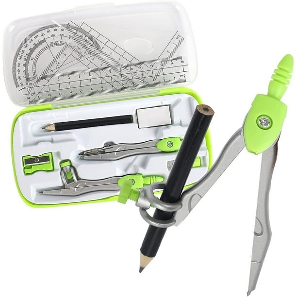 Juego de compás de dibujo, compás profesional de matemáticas para ...