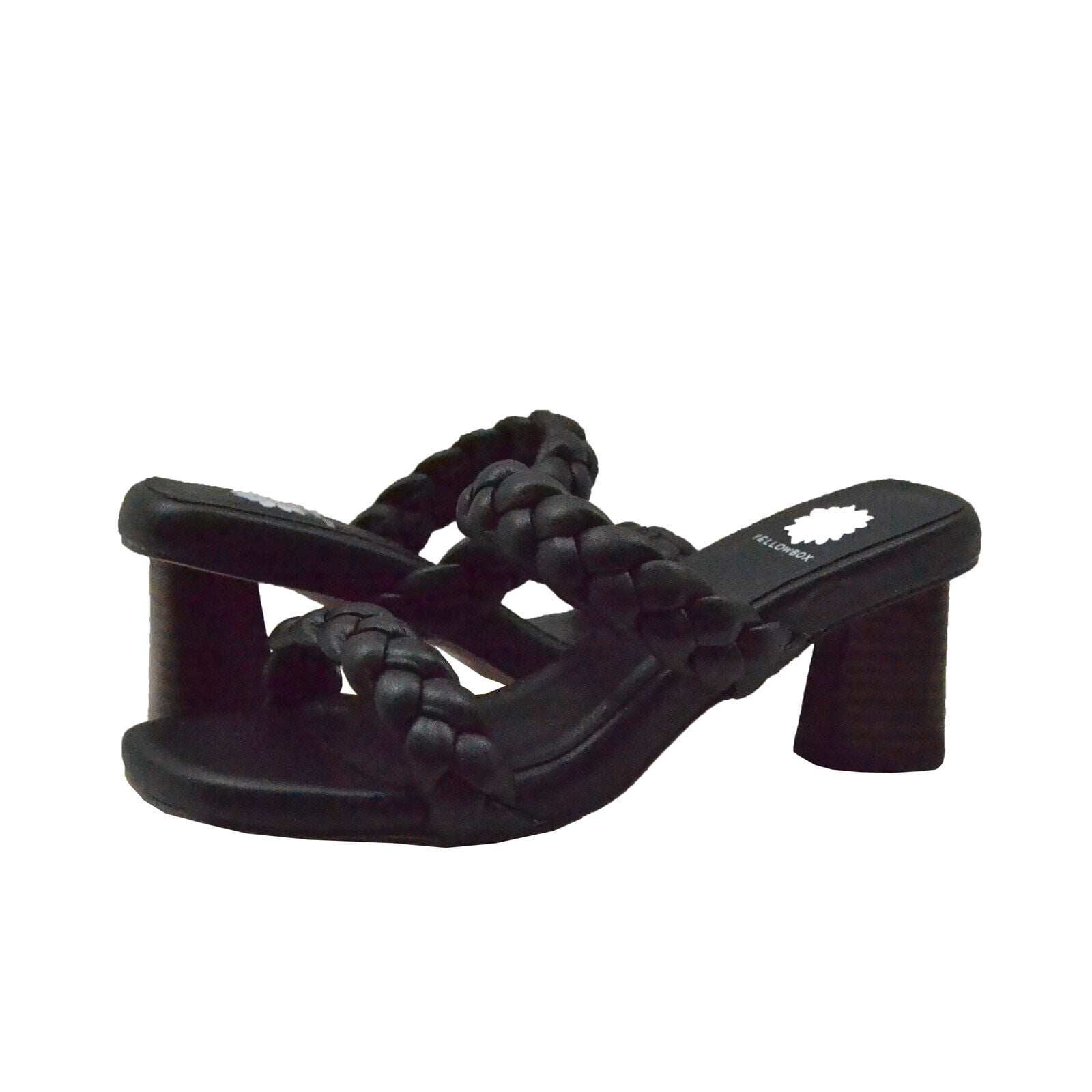 Yellow Box Women's Shoes Nimble Braided Block Heel Dress Sandals 56663 ...