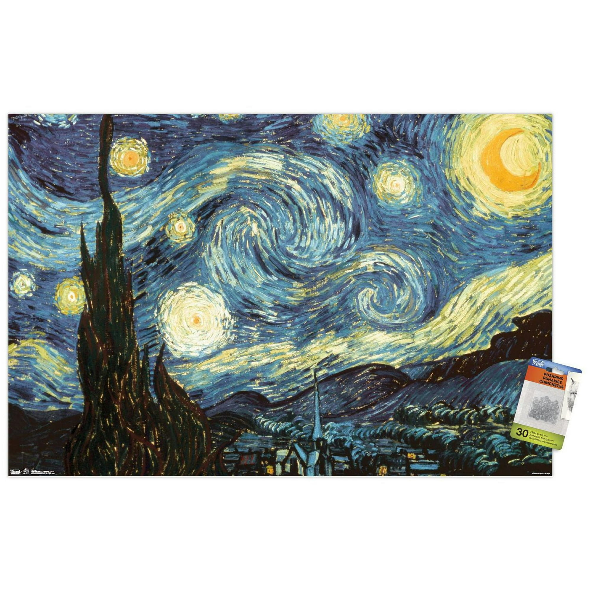Click here for Trends International The Starry Night By Vincent V... prices