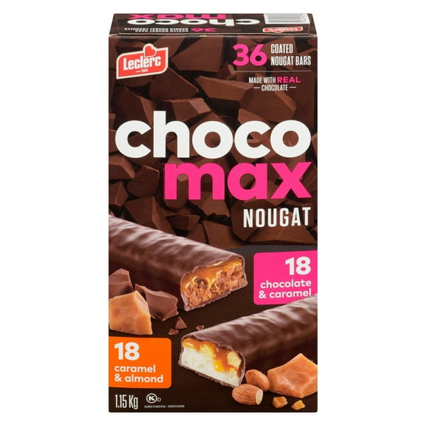 Chocomax 2 Variety Assorted Nougat Bar, 1.15kg / 36 bars - Walmart.ca