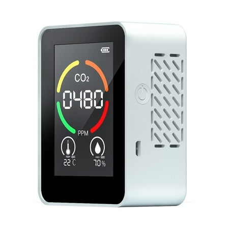 Digital CO2 Meter Temperature Relative Humidity Carbon Dioxide Sensor ...