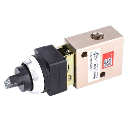 Pneumatic Mechanical Valve JM-05 Pneumatic Mechanical Valve PT 1/4in 2 Position 3 Way Rotation ...