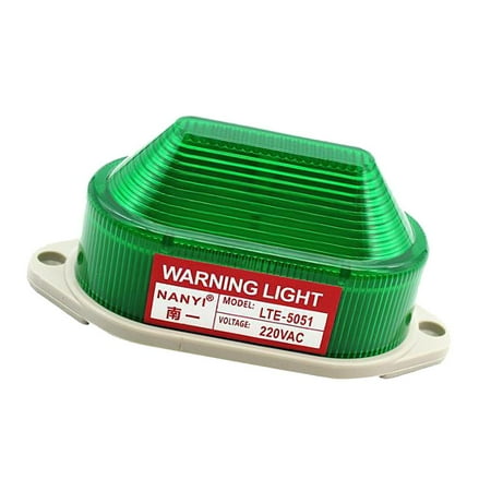 Green LED Warning Light Signal Warning Lamp, Dust Water AC220V ...