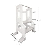 CORE PACIFIC Kitchen Buddy 2-in-1 Stool for Ages 1-3 safe up to 100 lbs ...