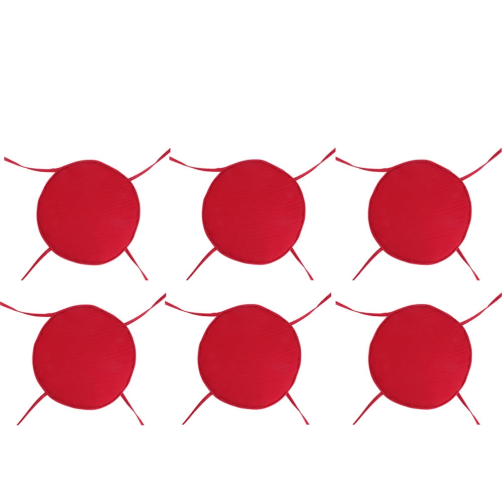 2/4/6PCS Round Chair Pads Seat Cushions Seat Cushion Round Chair ...