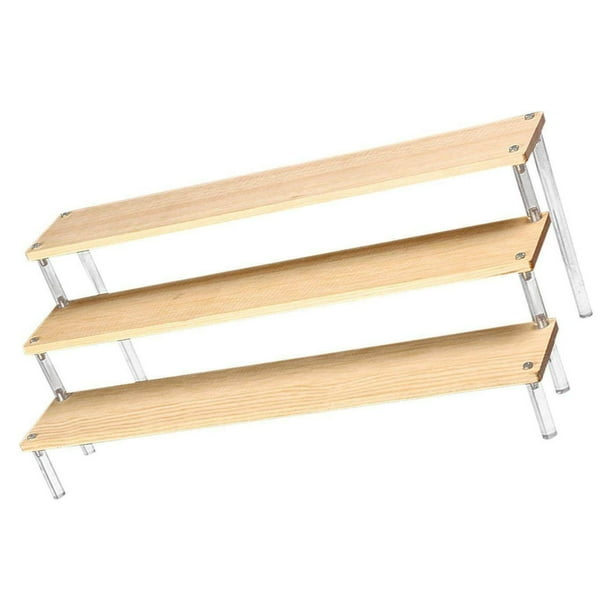 Acrylic Display Riser Shelves Cupcakes Holder Riser Shelf Fixtures ...