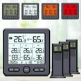 Wireless Indoor Outdoor Digital Thermometer Hygrometer Radio Weather ...